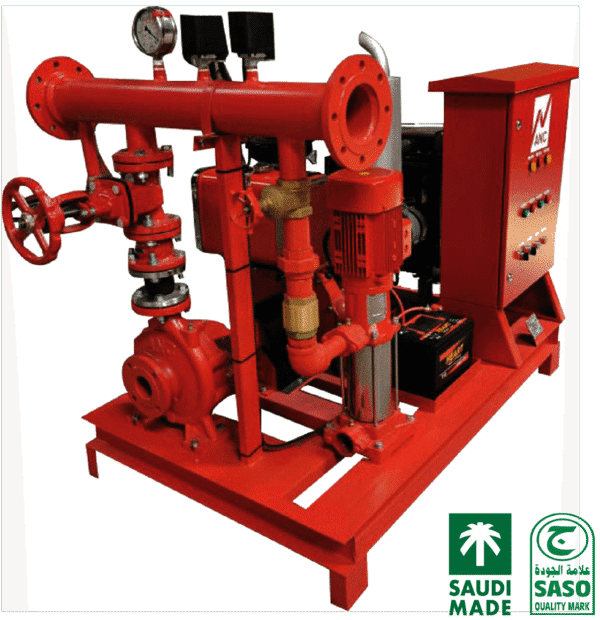 D.J Fire Pump (Diesel + Jockey) - SASO Approved | ANC